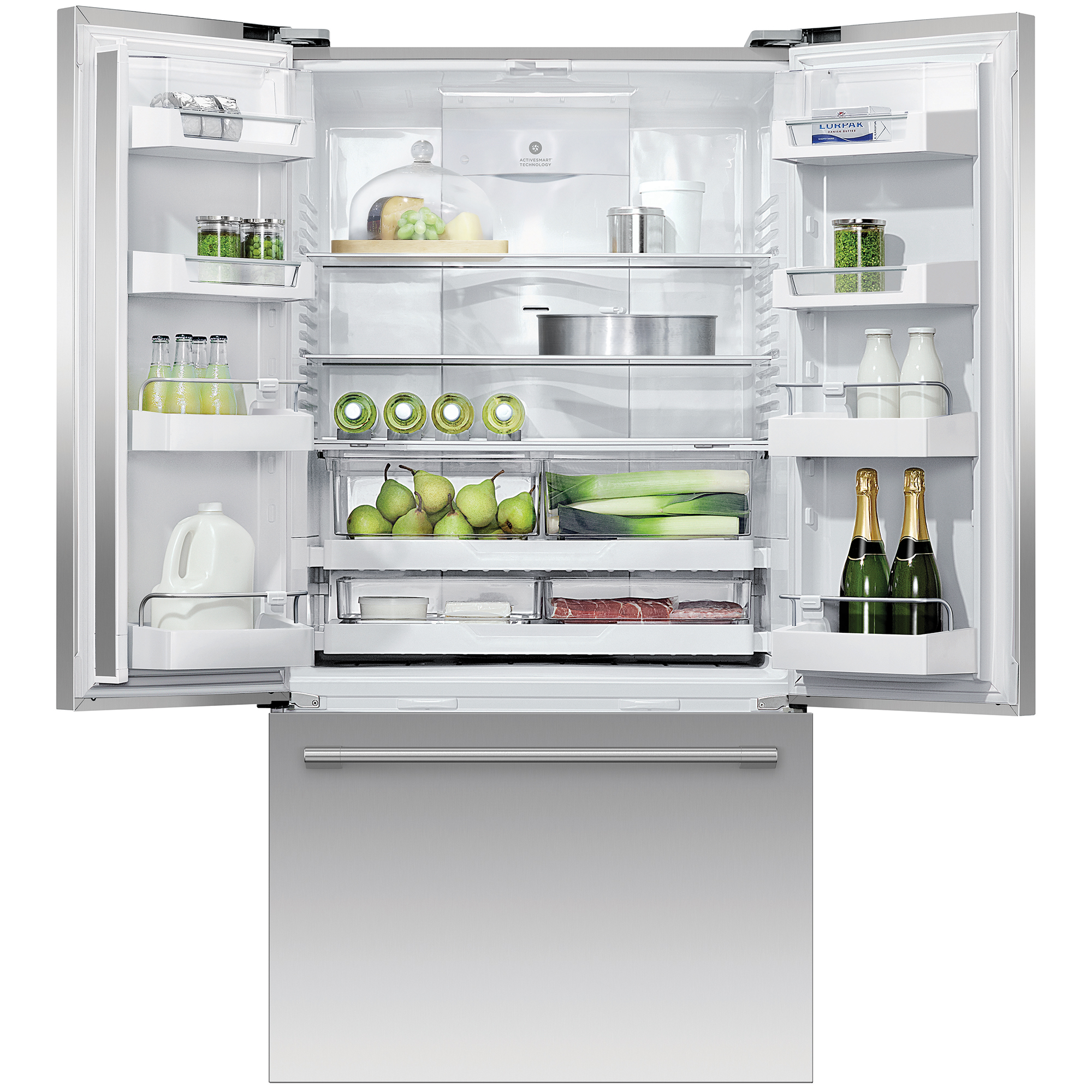 Fisher Paykel Pro Series 7 36 in. 20.1 cu. ft. Counter Depth French ...
