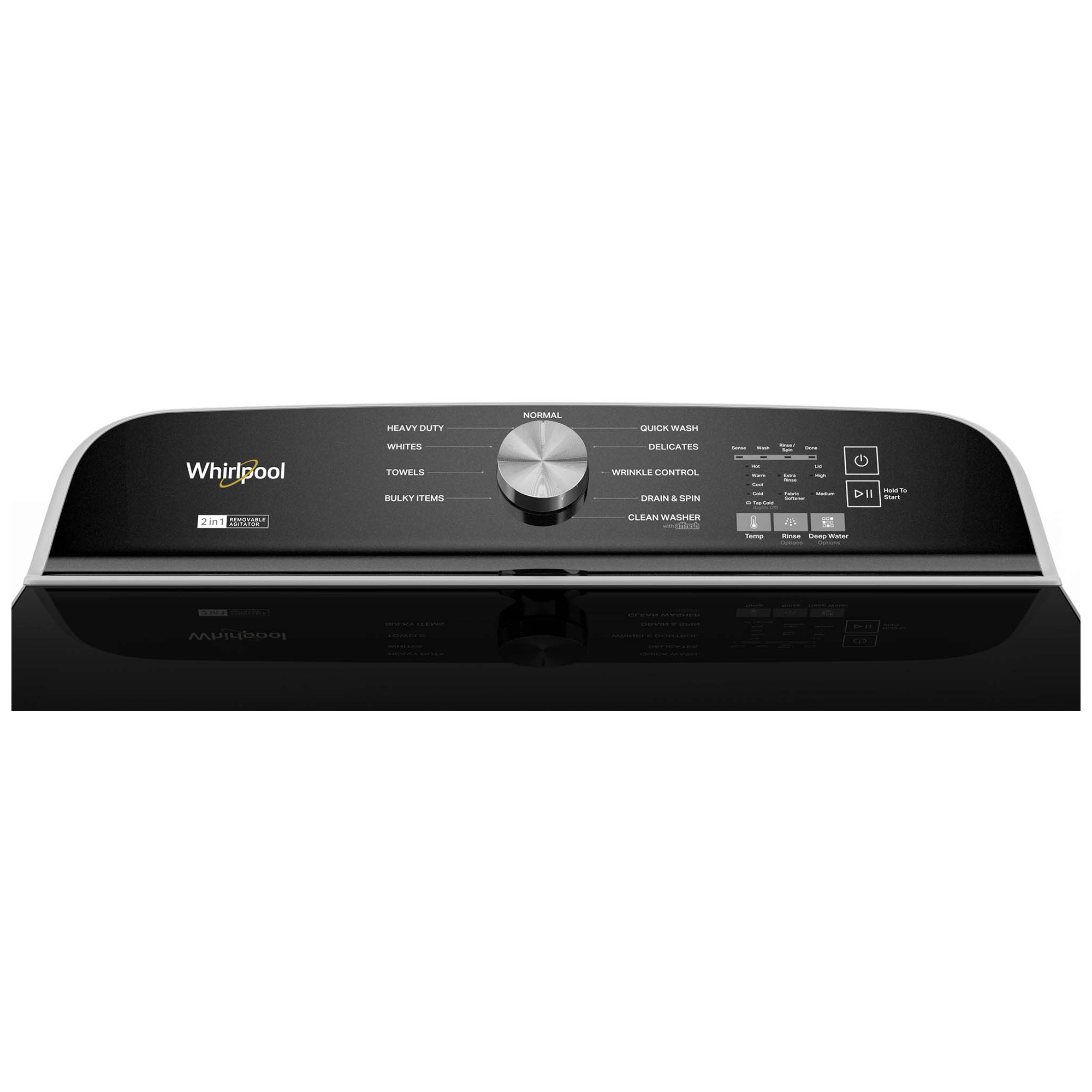 Whirlpool 27 in. 5.3 cu. ft. Top Load Washer with 2-in-1 Removable ...