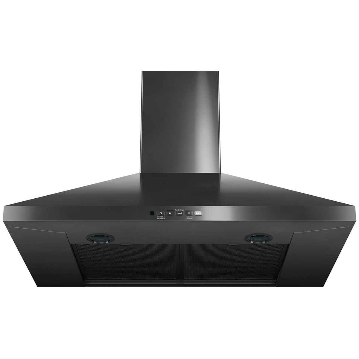 GE 30 in. Convertible Chimney Style Range Hood with 350 CFM, 4 Fan ...