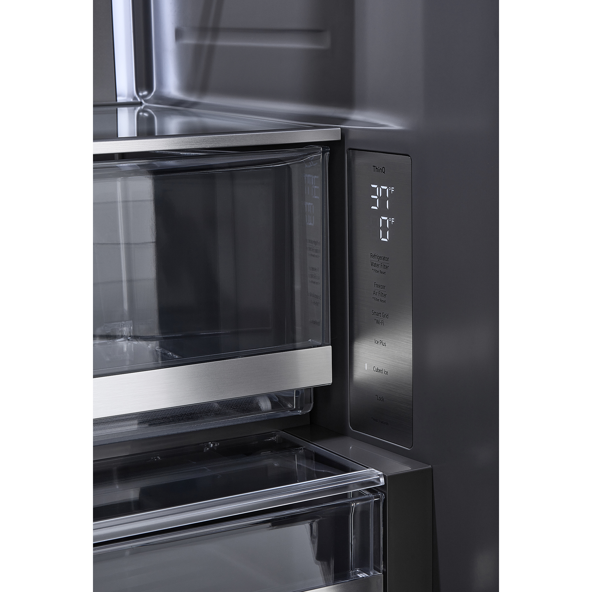 LG Studio 36 in. 26.5 cu. ft. Smart Counter Depth French Door ...