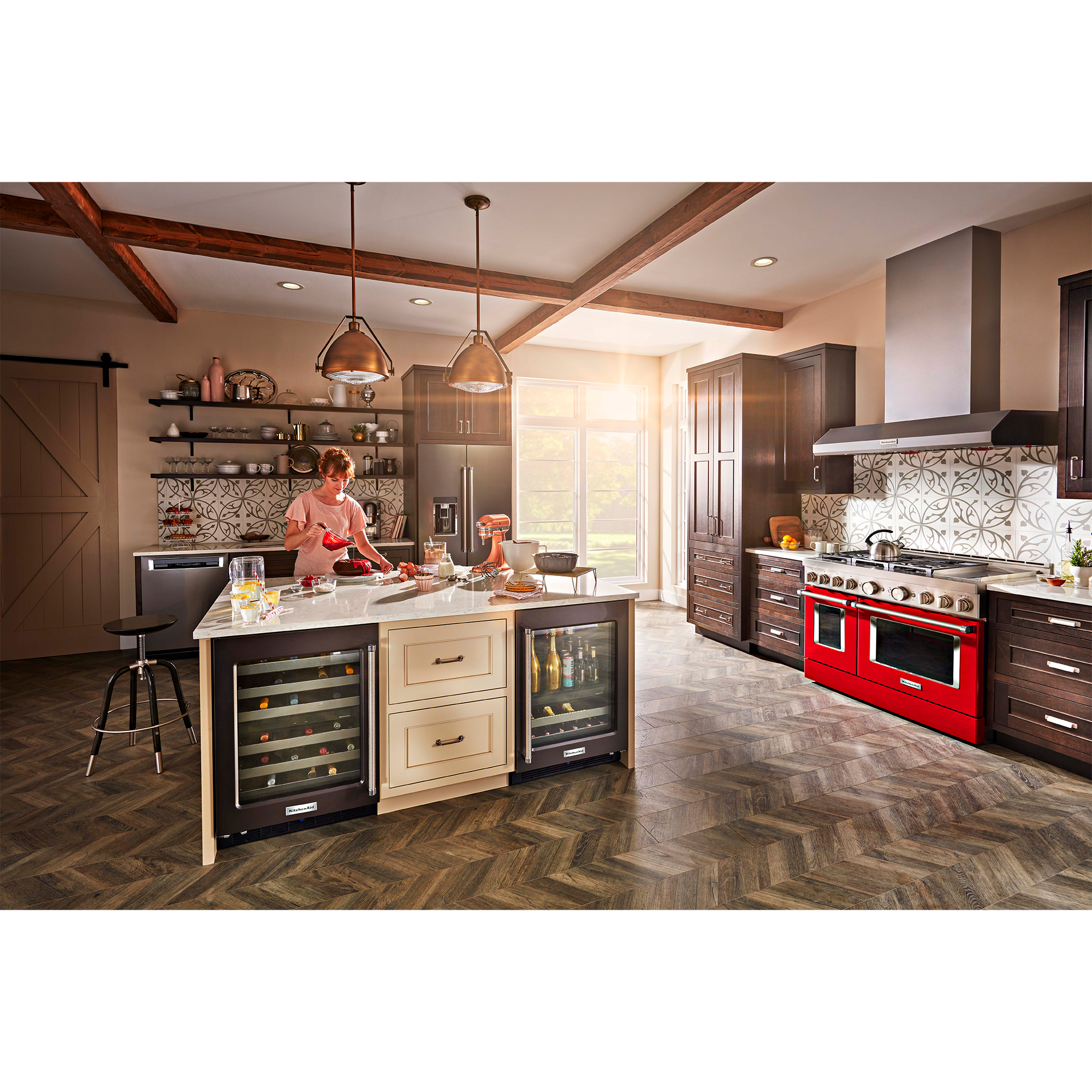 KitchenAid 48 in. Ducted Canopy Pro Style Range Hood with 4 Fan Speeds ...