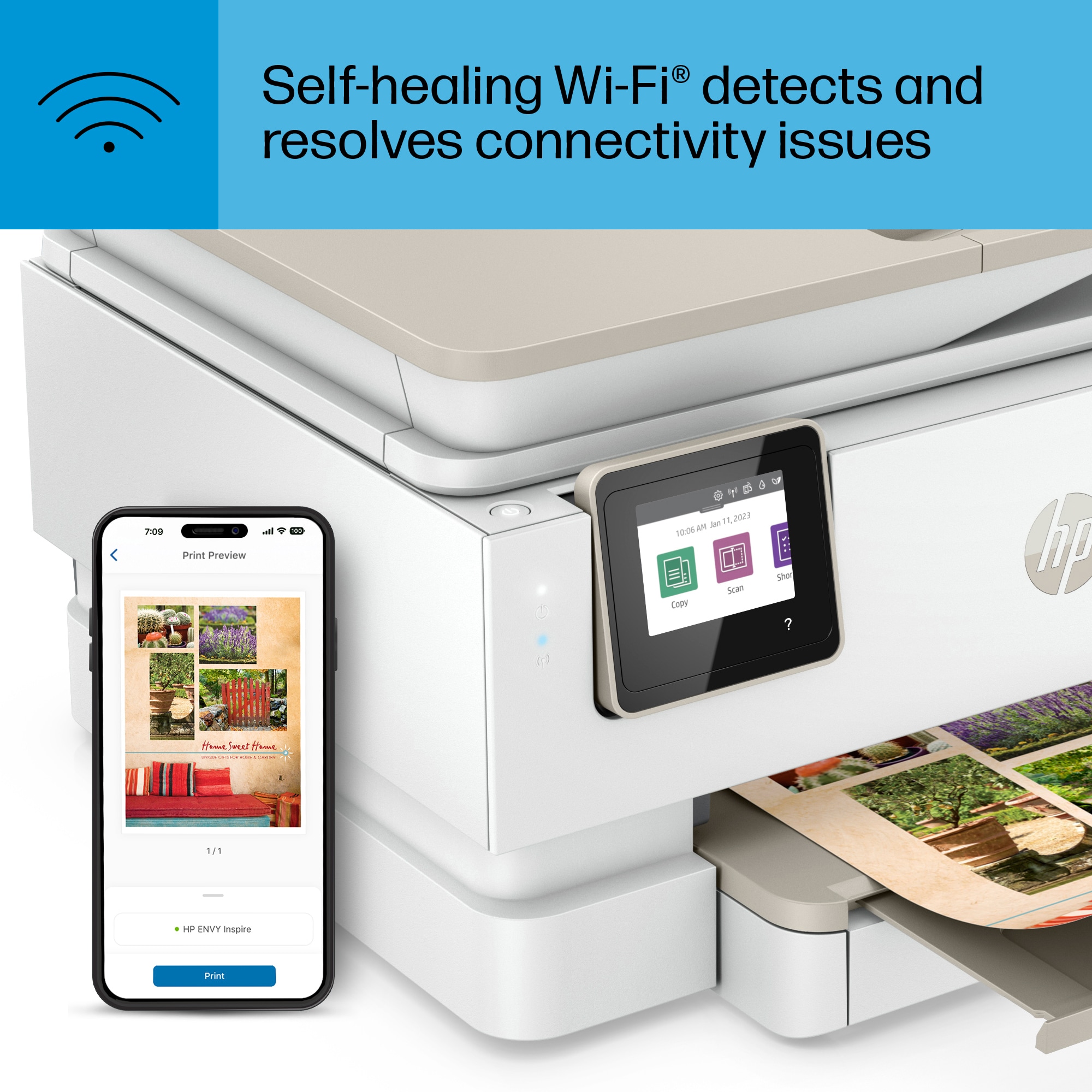 HP ENVY Inspire 7955e All-in-One Printer with Bonus 3 Months of Instant ...