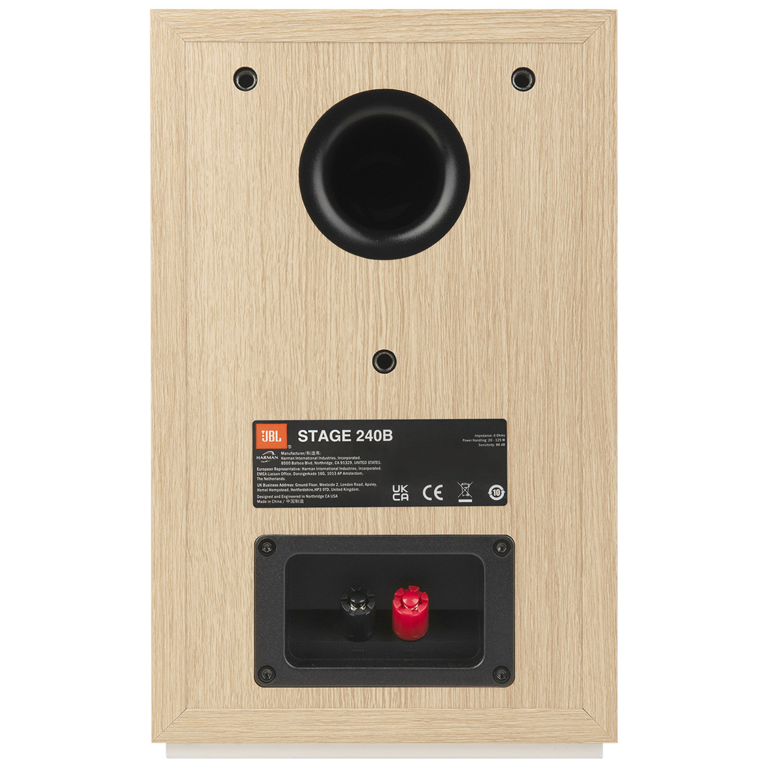 JBL Stage 240B 2 Way 4.5 in. (114 mm) Bookshelf Loudspeaker - Latte | P ...