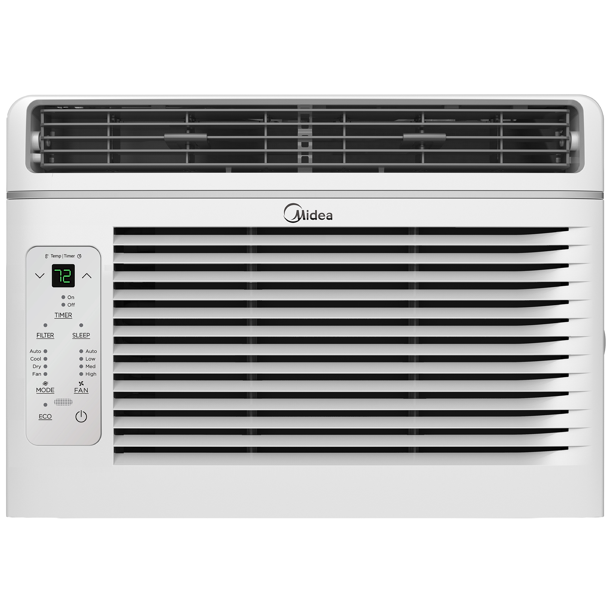 Midea 6,000 BTU 115V Window Air Conditioner with 3 Fan Speeds, Sleep ...