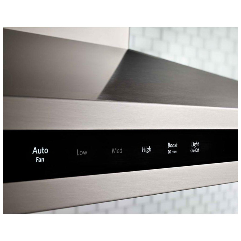 KitchenAid 42 in. Convertible Chimney Style Range Hood with 585 CFM, 3 ...