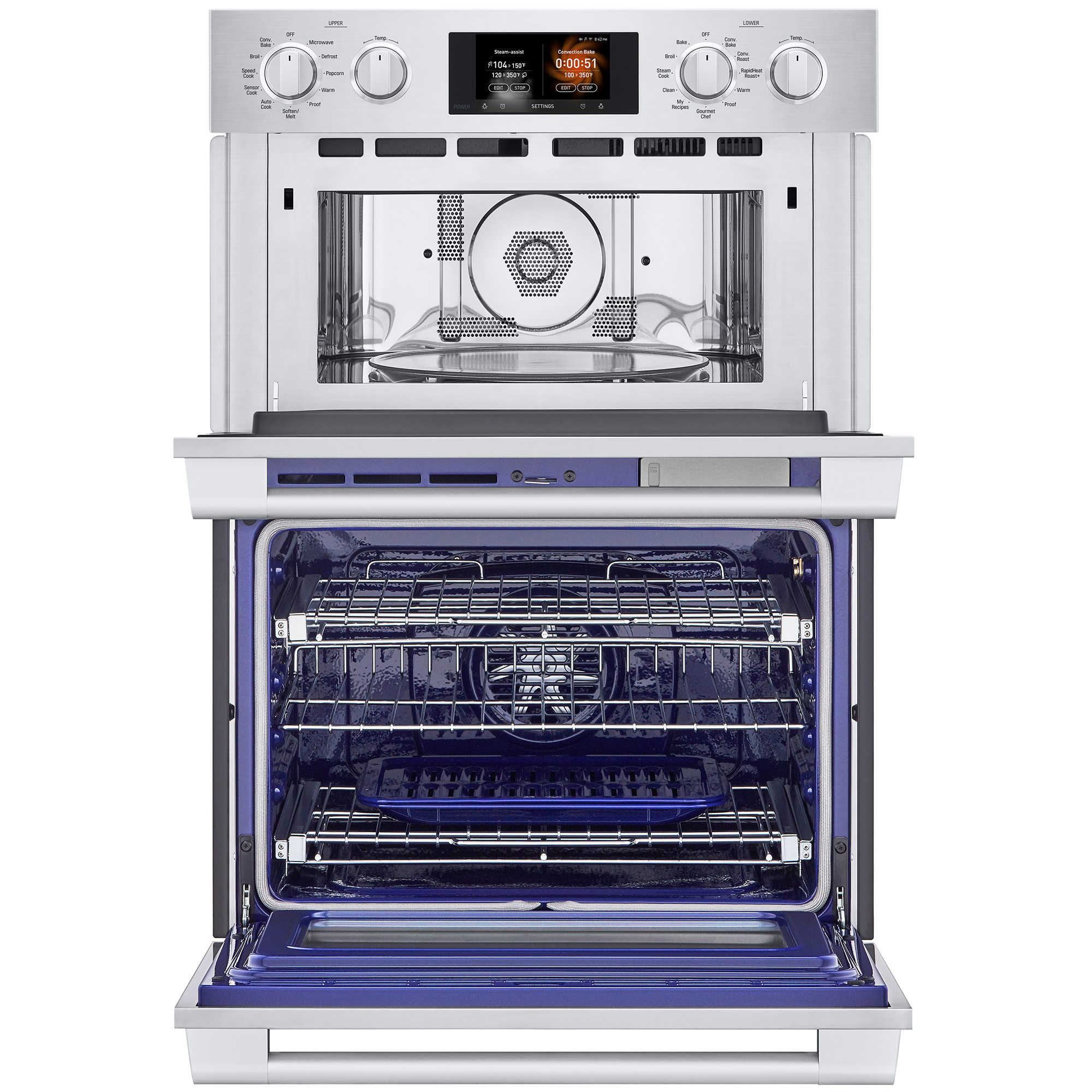 Signature Kitchen Suite 30 in. 6.4 cu. ft. Smart Speed/ Steam Electric ...